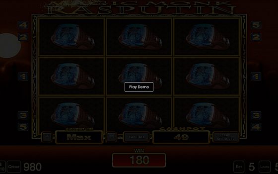 Magic Monk Rasputin Slot Review 2026 - Win 2,500X Your Bet!